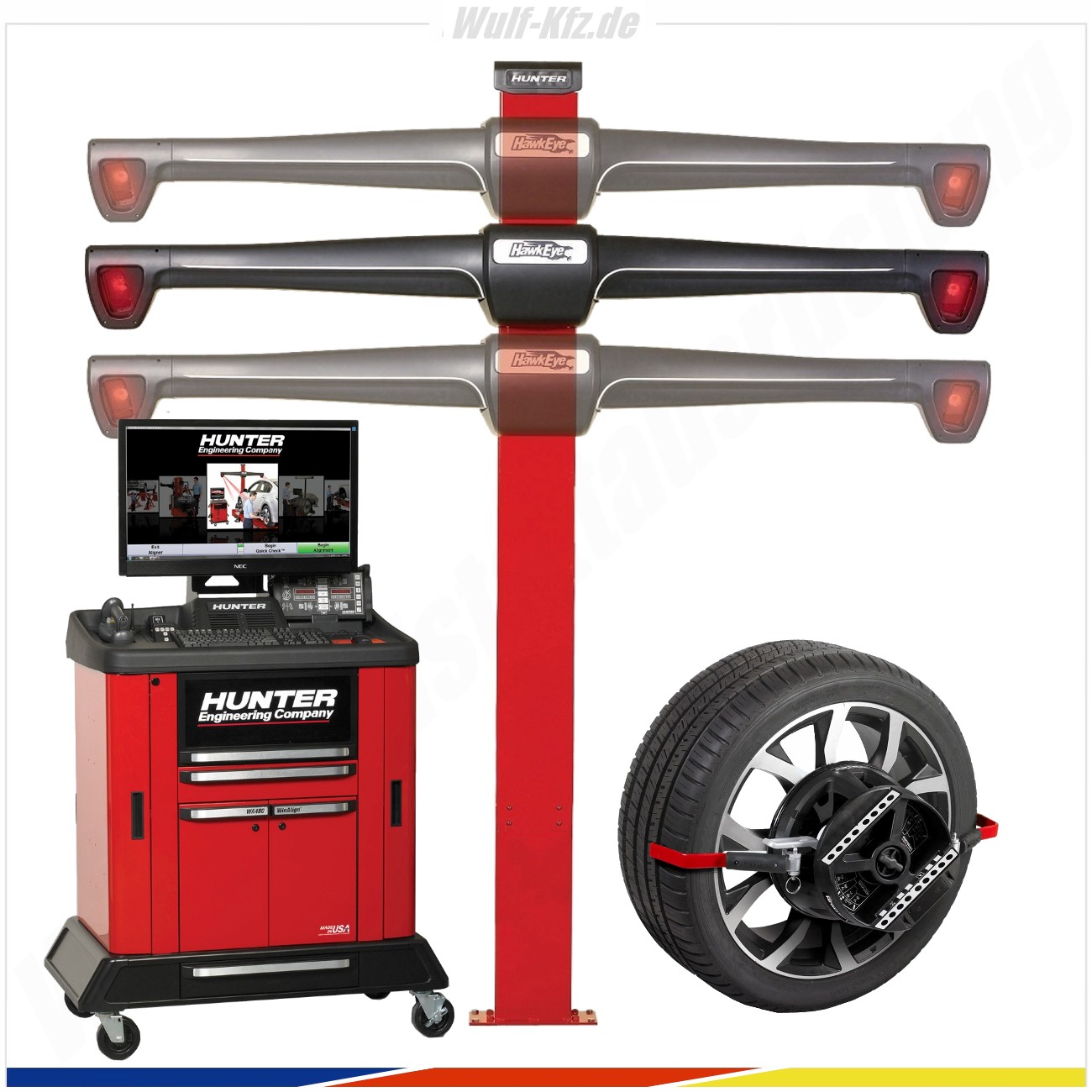 Hunter HawkEye Elite – Flexibles Achsvermessungsgerät